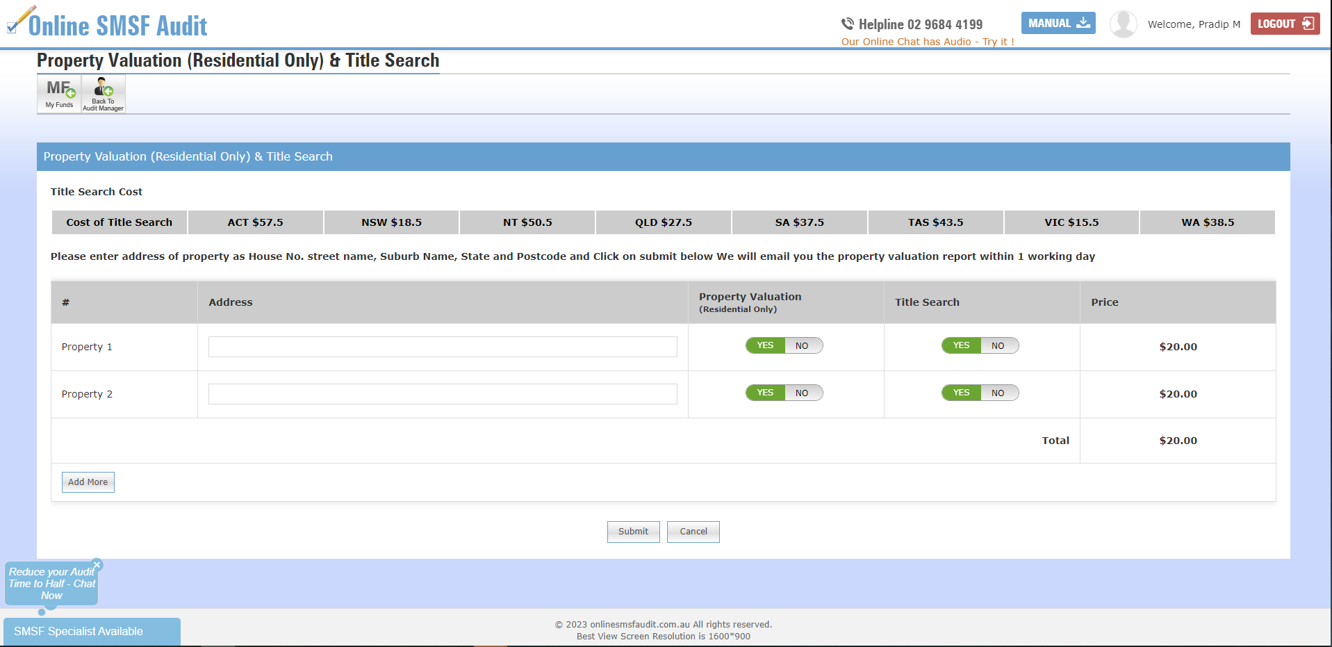 Online SMS Audit - Web based SMSF Audit Software
